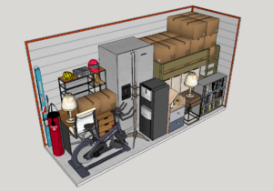 Size Guide: 5x15 Storage Unit